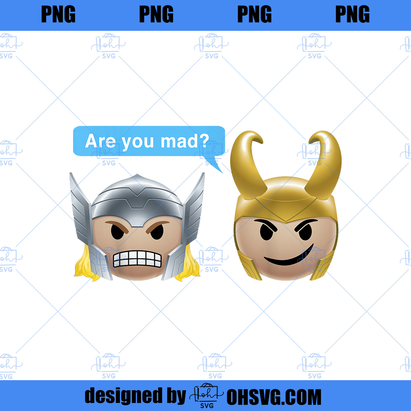 Marvel Thor Loki Are You Made Emoticon Graphic PNG, Marvel PNG, Thor L ...