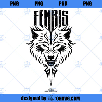 Marvel Thor Ragnarok Fenris The Wolf Stamped PNG, Marvel PNG, Marvel T ...
