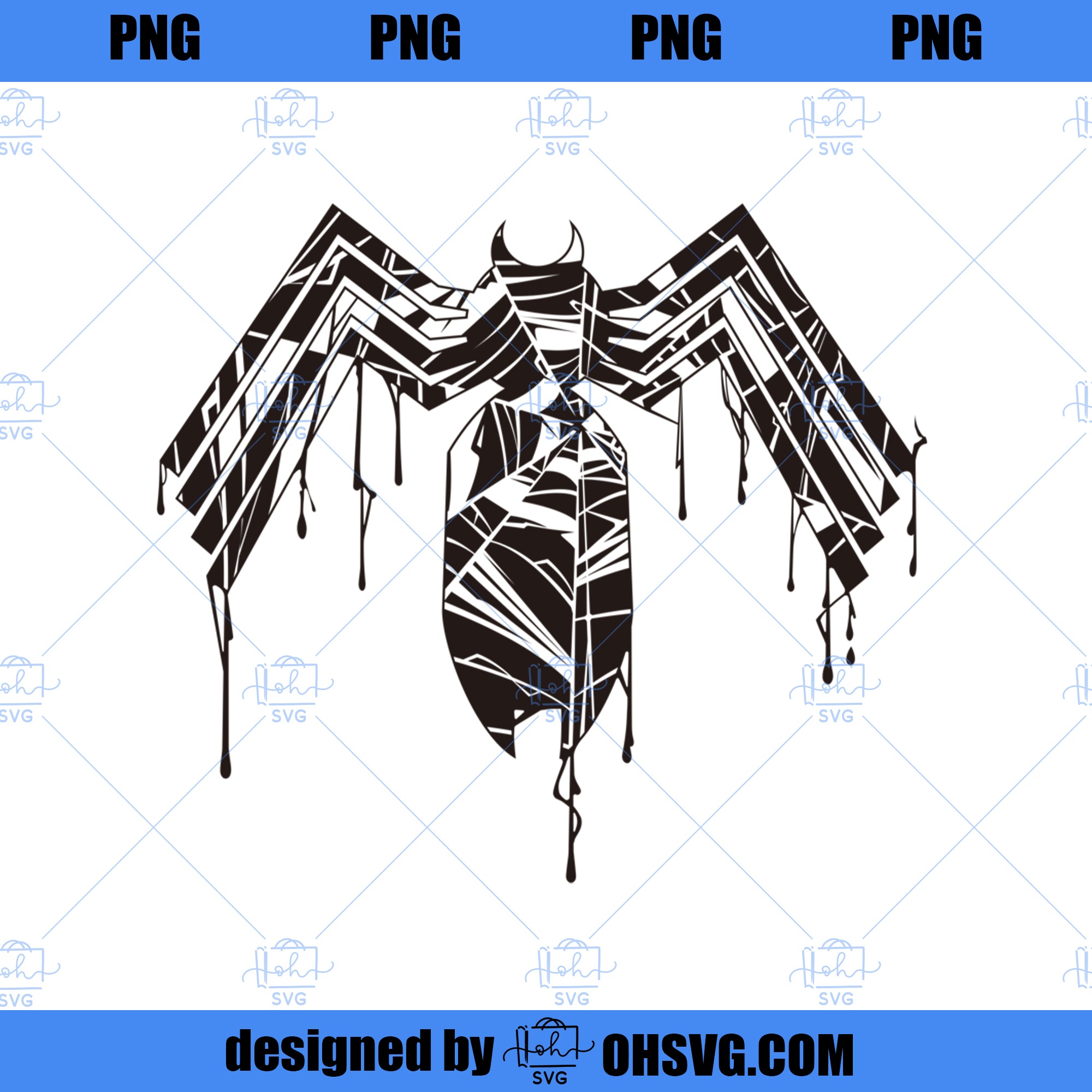 Marvel Venom SpiderIcon Dripping Paint PNG, Marvel PNG, Marvel Venom P ...