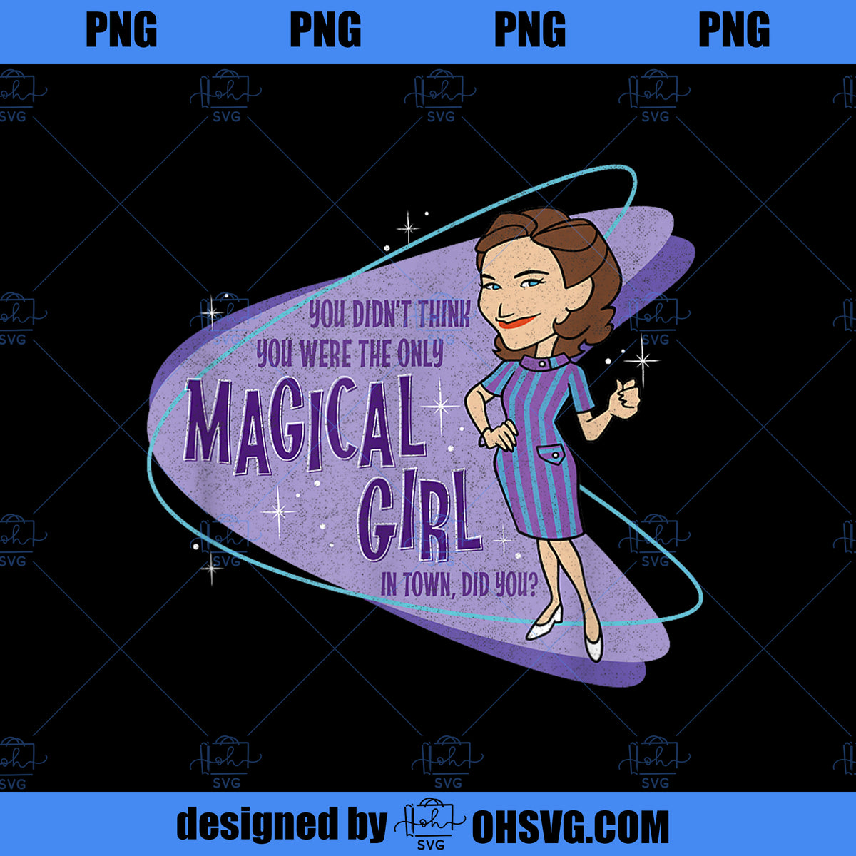 Marvel WandaVision Agatha All Along Magical Girl Song PNG, Marvel PNG ...