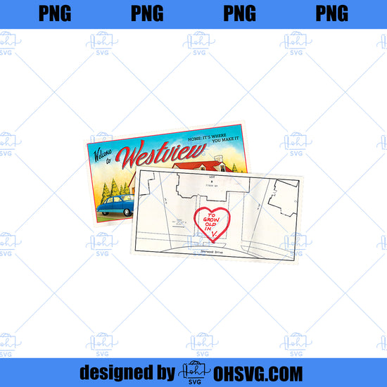Marvel WandaVision Westview Postcard To Grow Old In PNG, Marvel PNG, M ...