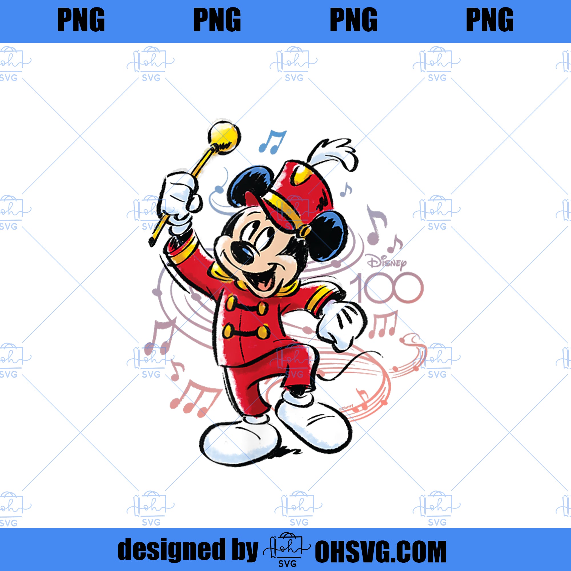 Mickey Music Notes PNG, Disney PNG, Disney Mickey Music PNG - ohsvg