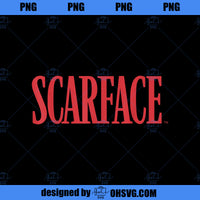 Scarface Bold Red Movie Text Graphic PNG, Movies PNG, Scarface PNG - ohsvg