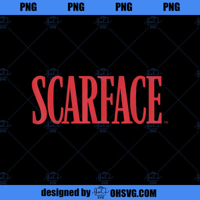 Scarface Bold Red Movie Text Graphic PNG, Movies PNG, Scarface PNG - ohsvg