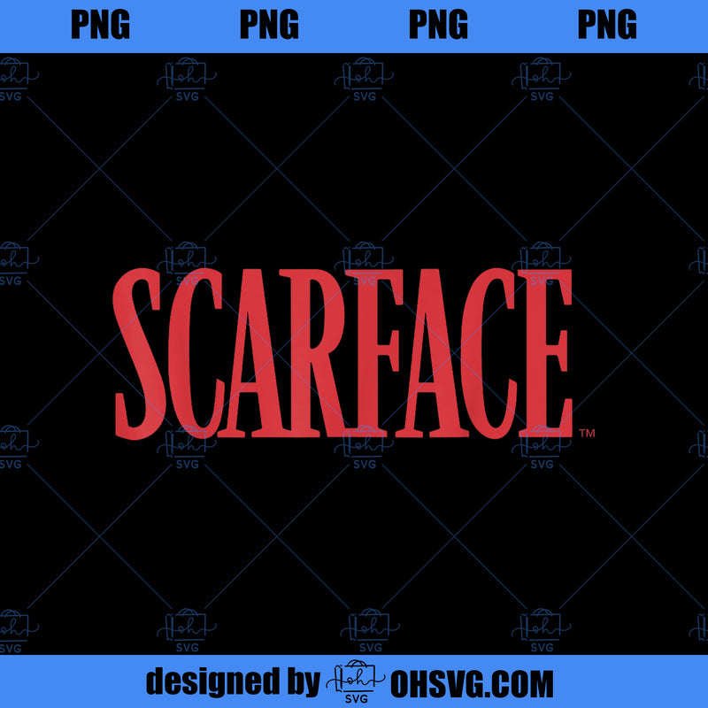 Scarface Bold Red Movie Text Graphic PNG, Movies PNG, Scarface PNG - ohsvg