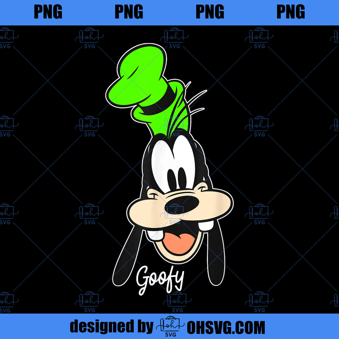 Disney Goofy Big Face Portrait PNG, Disney PNG, Disney Goofy PNG – ohsvg