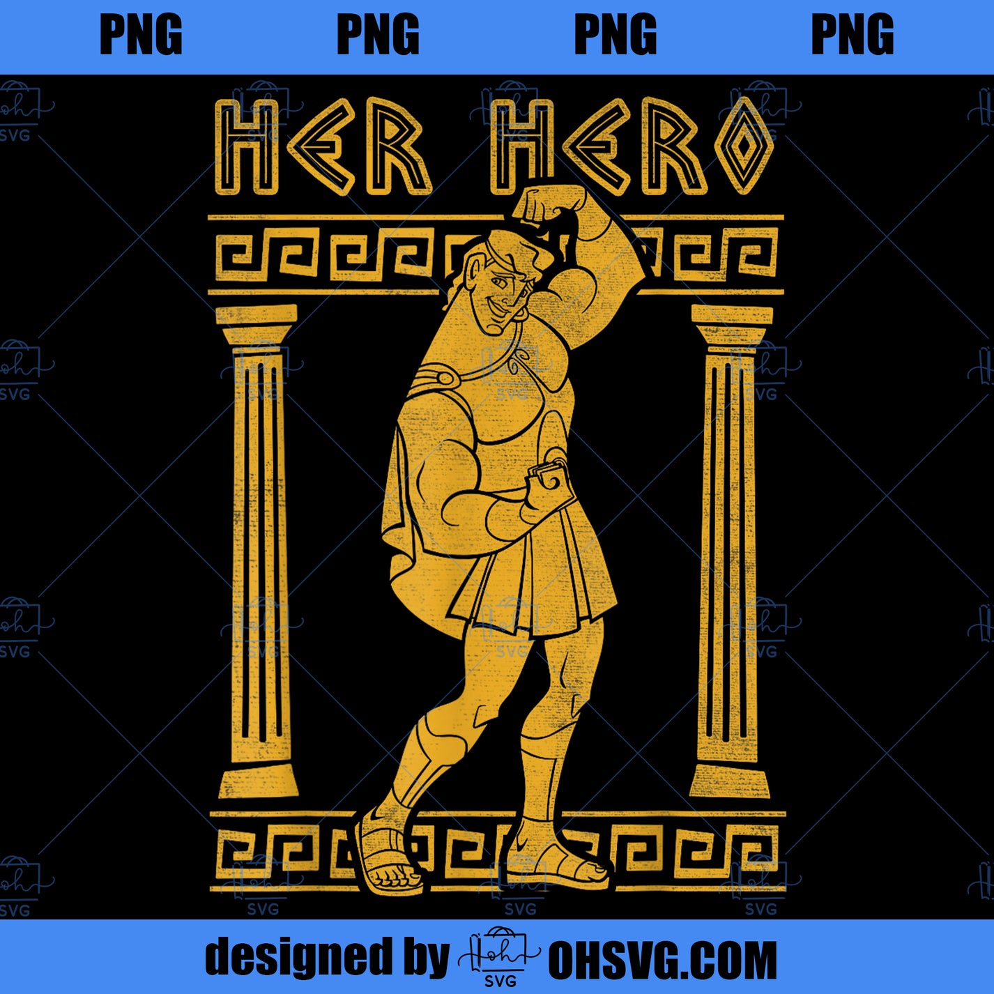 Disney Hercules Valentines Day Hercules Her Hero Greek Pose PNG, Disne ...