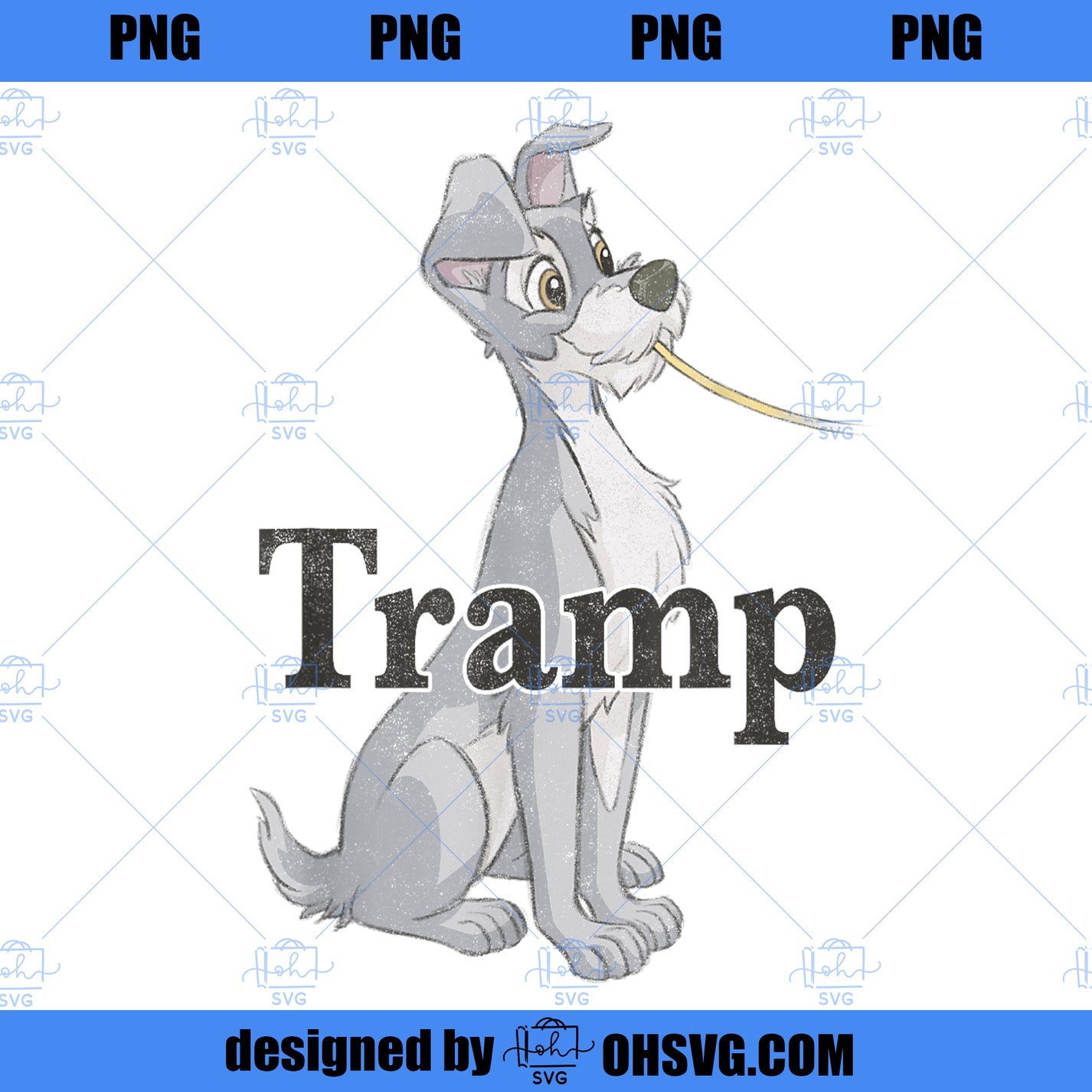 Disney Lady and the Tramp Spaghetti Tramp Couples PNG, Disney PNG, Tra ...