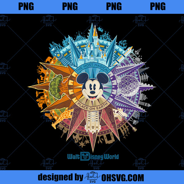 Walt Disney World 50th Anniversary Mickey Mouse PNG, Disney PNG, Micke ...