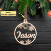 Personalized Christmas Ornaments With Name,Custom Wooden Christmas Tre ...