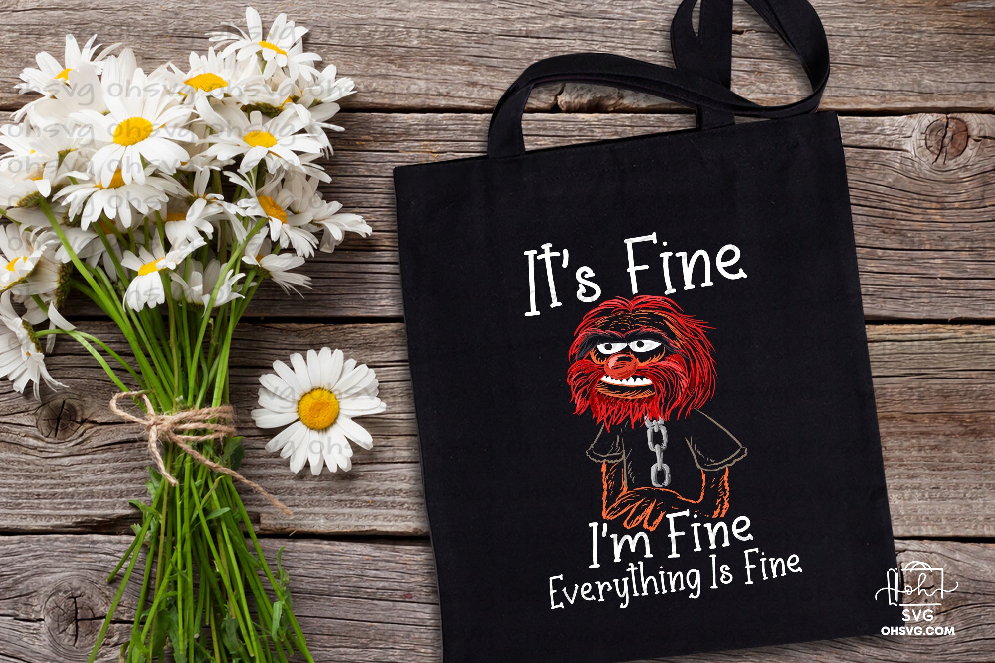 It's Fine I'm Fine Everything Is Fine PNG, Muppet Show PNG, Animal Mup ...