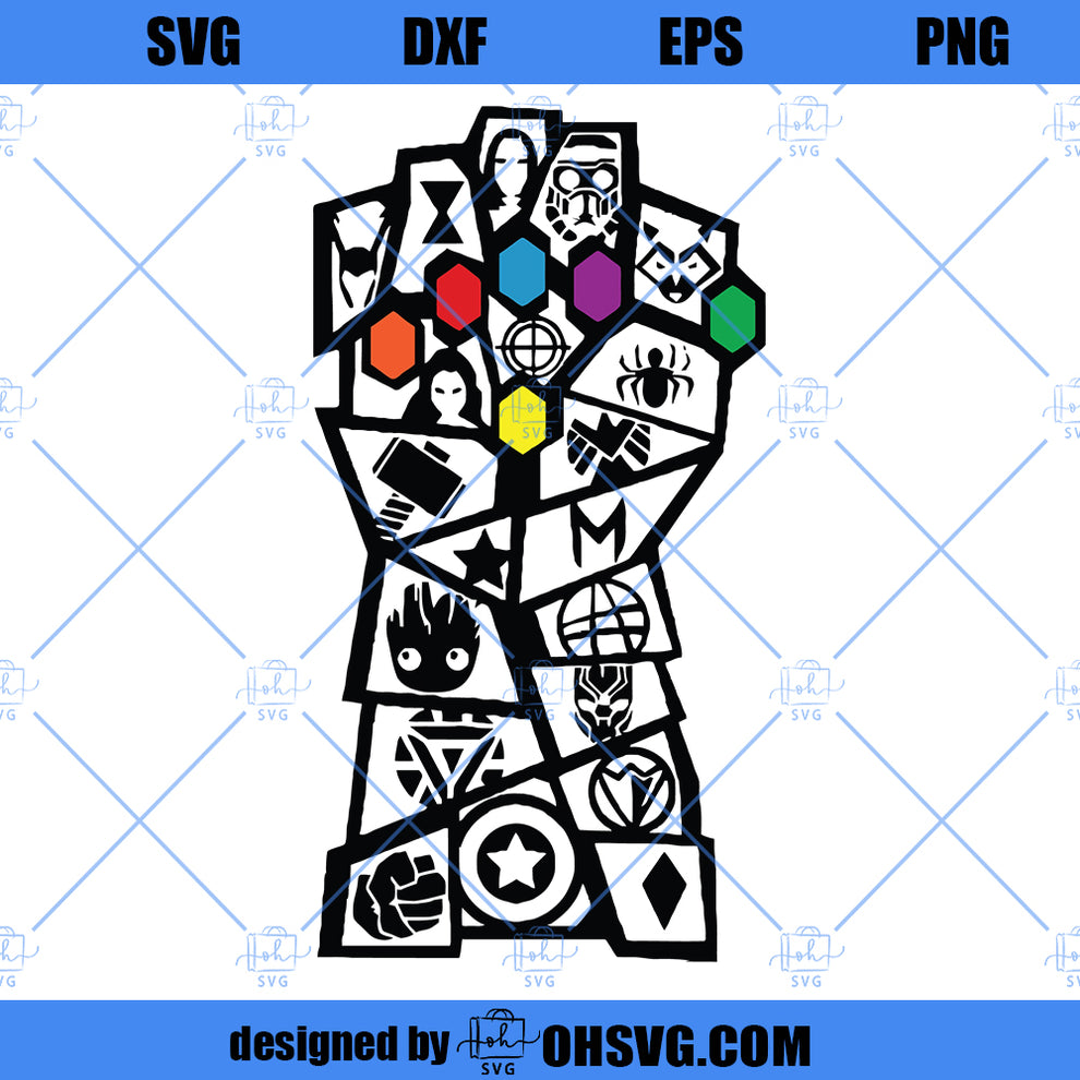 Avengers SVG, Infinity War SVG, Infinity Gauntlet SVG – ohsvg