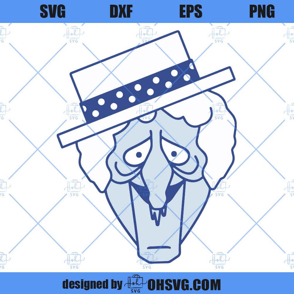 Snow Miser SVG, Snow Miser Face SVG, Miser Brothers Christmas SVG - ohsvg