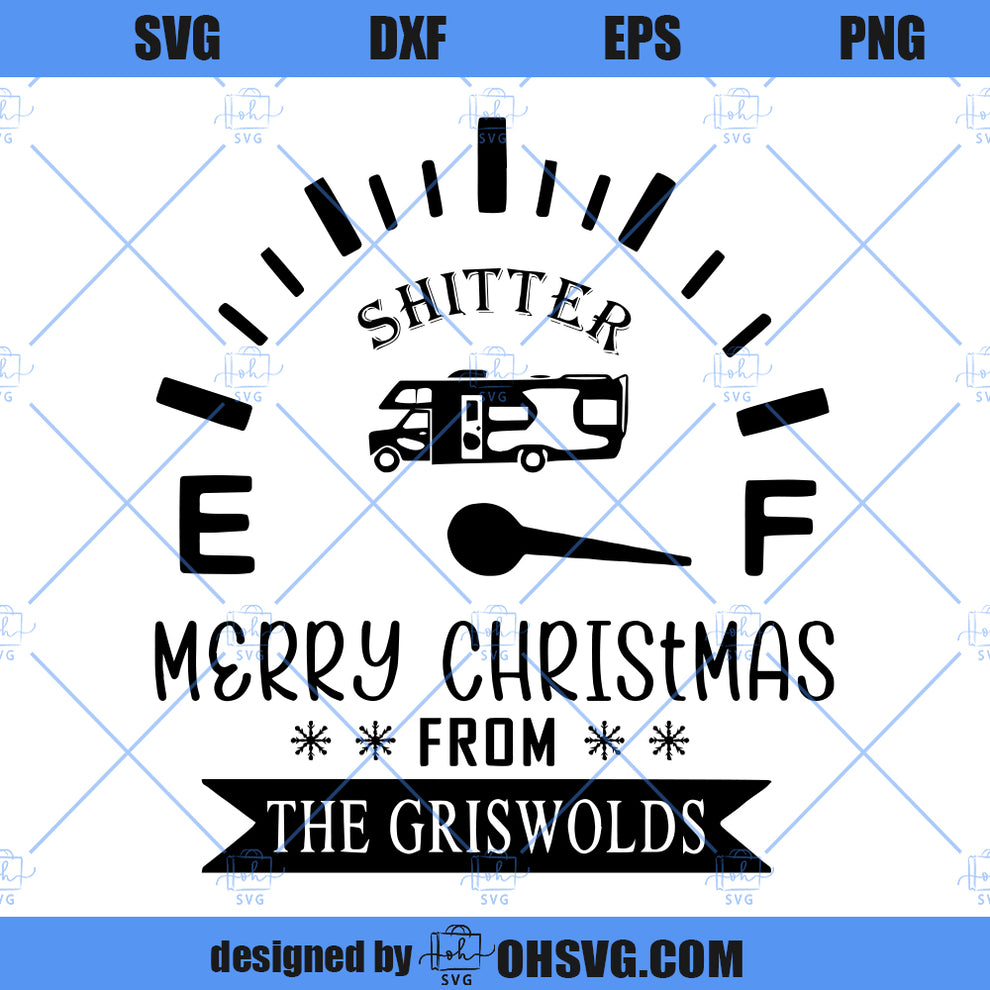 National Lampoon's Christmas Vacation SVG, Clark Griswold SVG, Shitter ...