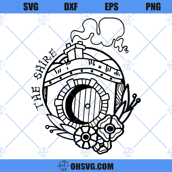 The Shire SVG, Lord Of the Rings SVG PNG Cricut Cut File - ohsvg