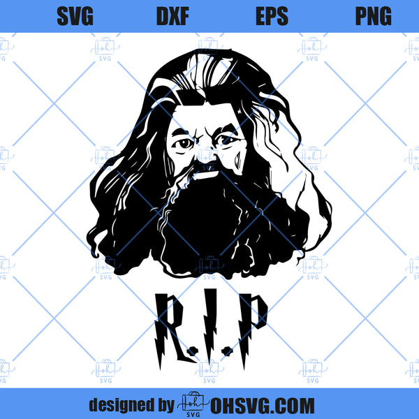 Hagrid RIP SVG, Hagrid SVG, Hagrid HP SVG, Robbie Coltrane Hagrid SVG ...