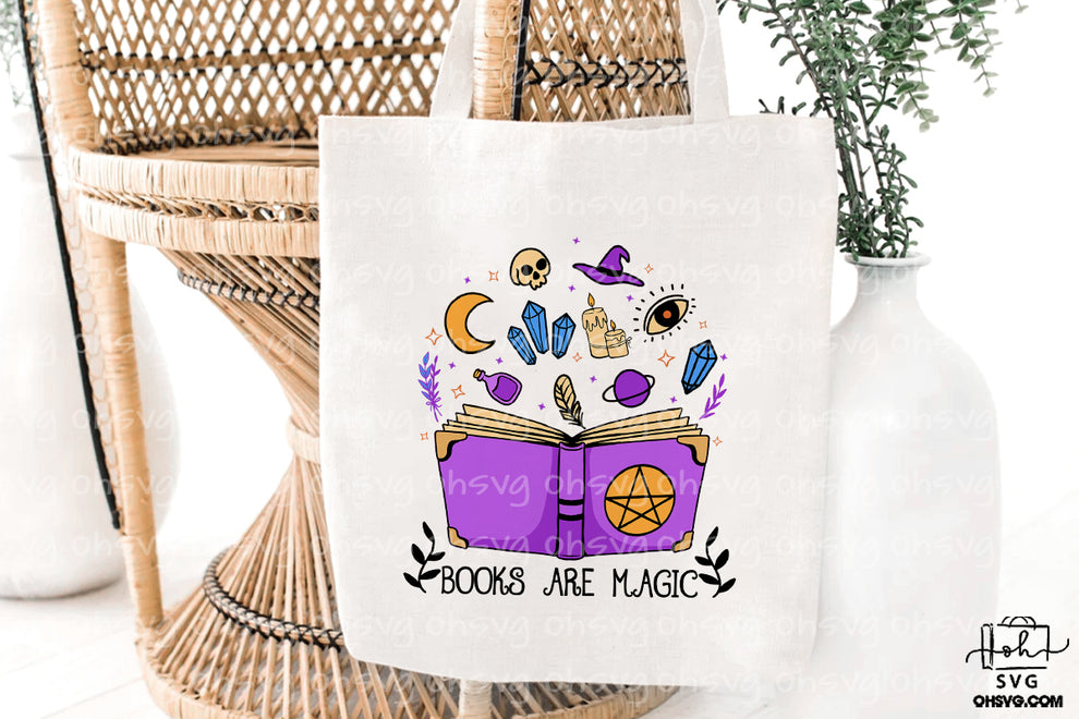 Books Are Magic PNG, Love Reading PNG, Book Lovers PNG – ohsvg