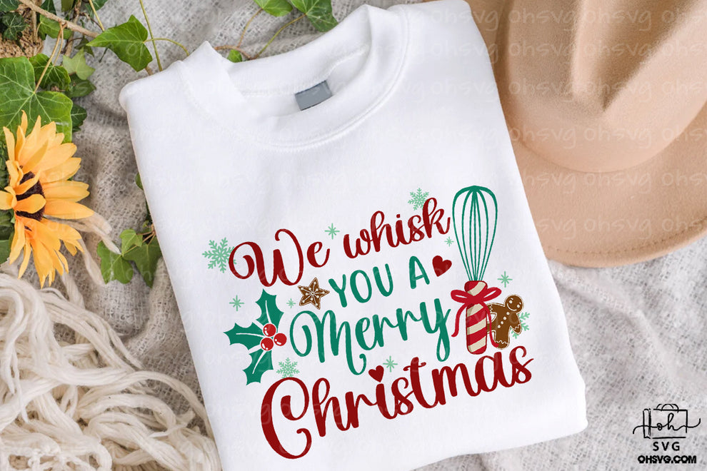 We Whish You A Merry Christmas PNG, Christmas Baking PNG, Christmas Ki ...