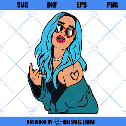 Karol G SVG, Karol G SVG PNG DXF Cut Files For Cricut, Digital Downloa ...